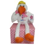 The Welcome Plush Stork Keepsake for Boy | Storks.com | Unique Baby ...